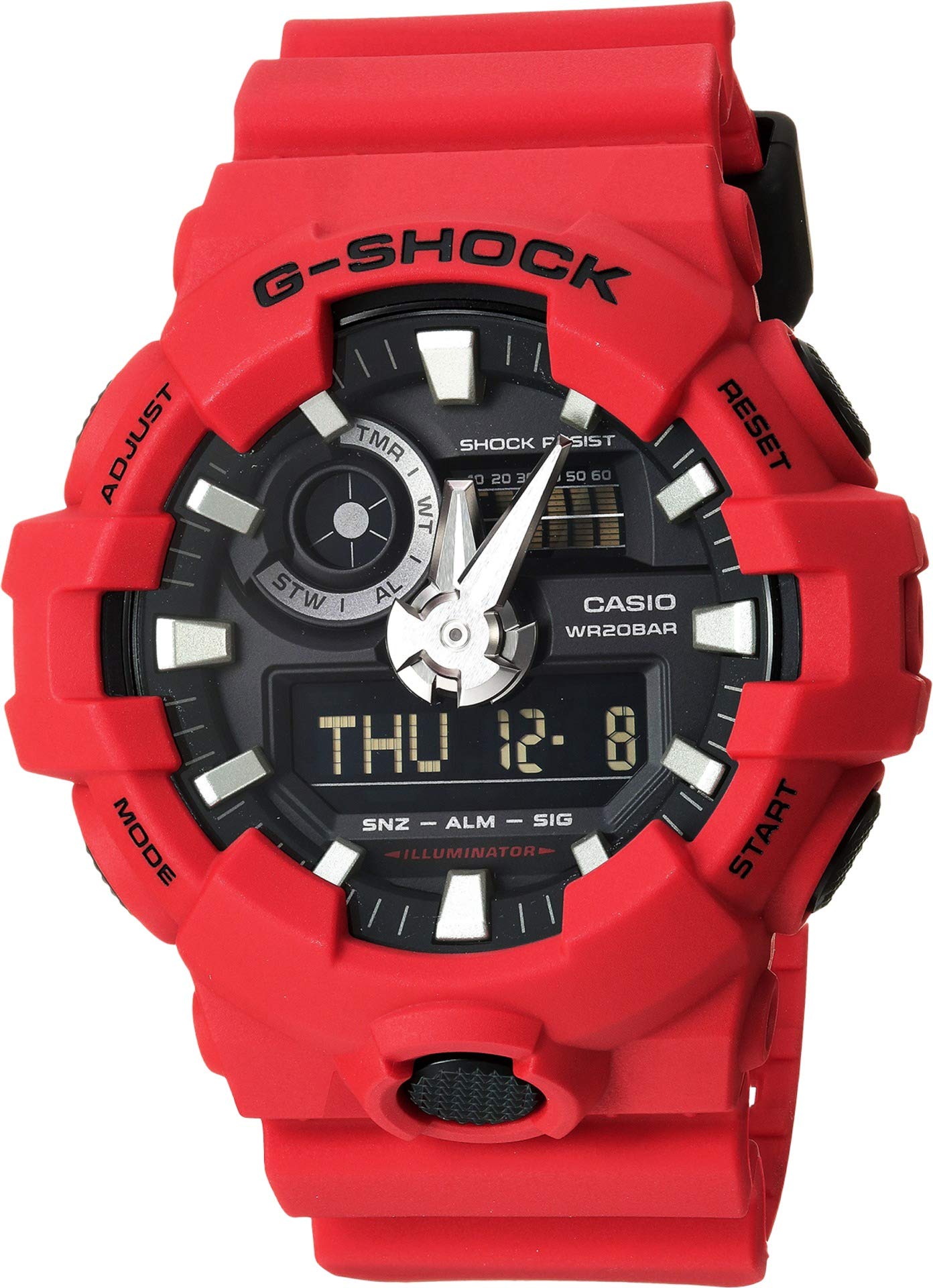 Casio GA-700 Red One Size