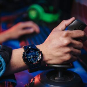 Casio G-Shock GA700 Gamer's Rainbow Black