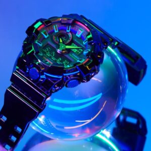 Casio G-Shock GA700 Gamer's Rainbow Black