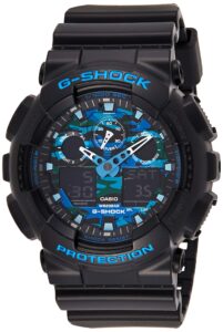 casio g-shock graphic dial resin quartz men's watch ga100cb-1a