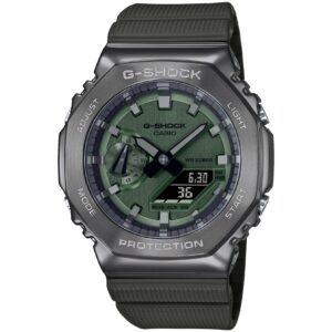 g-shock casioak gm2100b series 3a_green/black