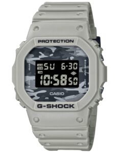 g-shock dw5600ca-8 dial camouflage utility watch, camo