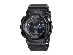 g-shock ga-100cf-1acr black/camo dial one size