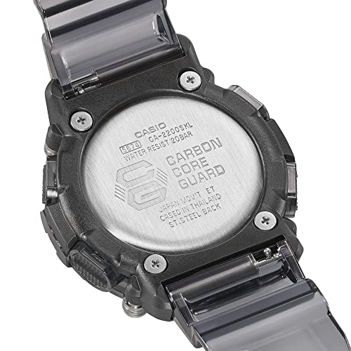 G-Shock GA2200SKL-8A Sound Waves Skeleton Series Watch, Black