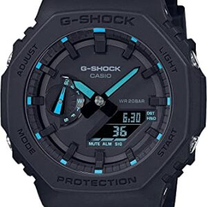 G-Shock GA2100-1A2 Neon Accent Watch, Blue