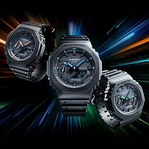 G-Shock GA2100-1A2 Neon Accent Watch, Blue