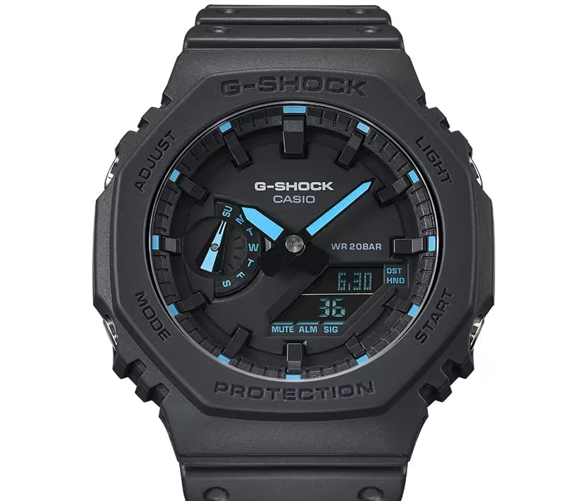 G-Shock GA2100-1A2 Neon Accent Watch, Blue