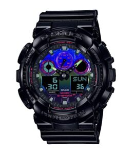 g-shock ga100rgb-1a black one size