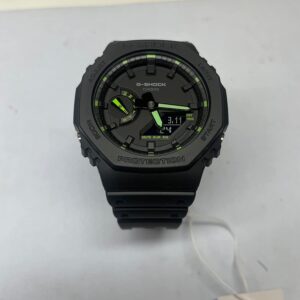 G-Shock GA2100-1A3 Neon Accent Watch, Green