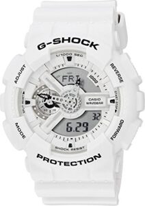 g-shock ga110mw-7a white one size