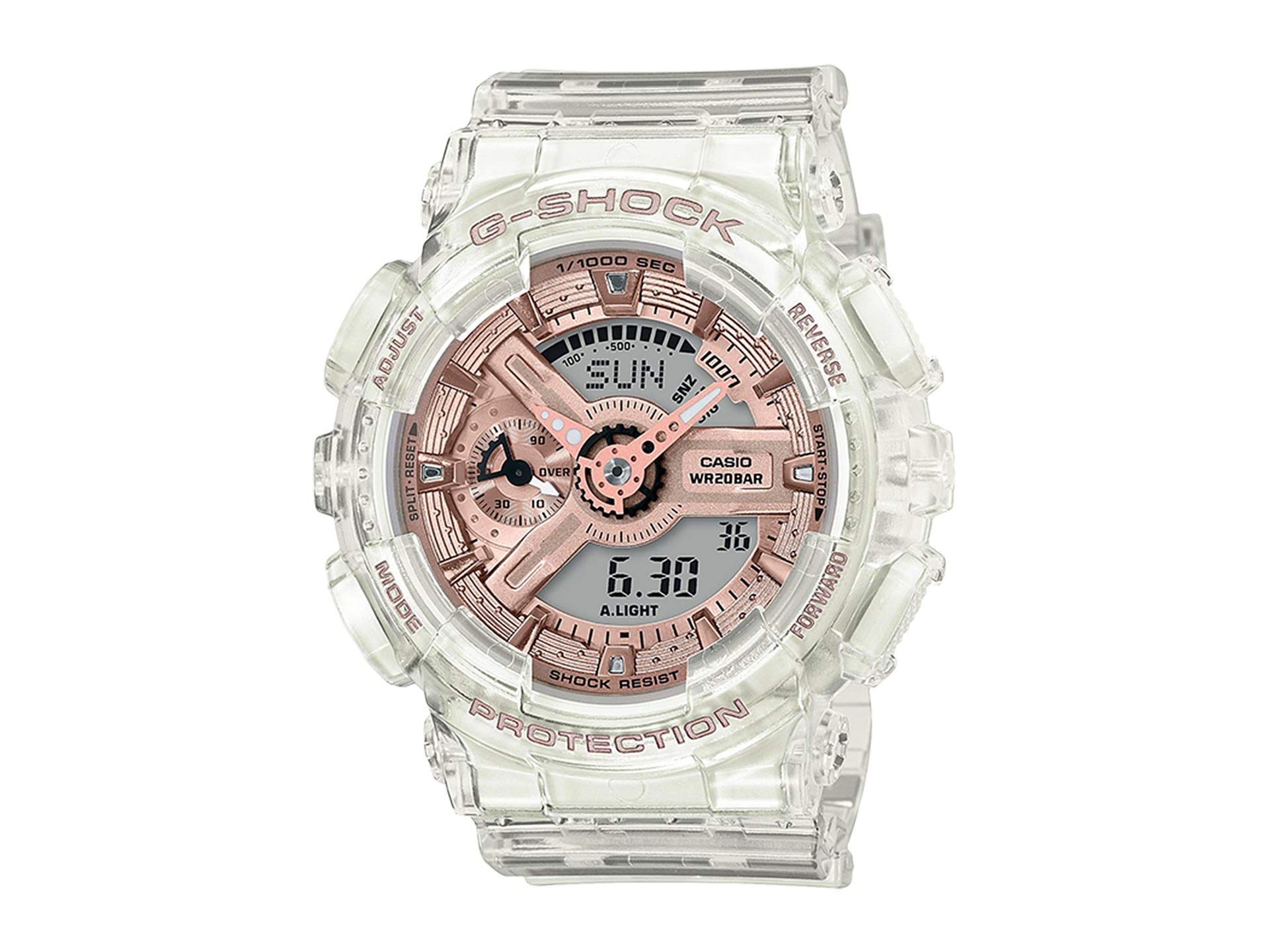 G-Shock GMAS120SR-7A Clear/Rose Gold One Size