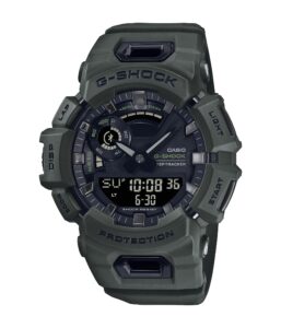 g-shock casio tactical move analog-digital step-tracker watch, green, one size, gba900uu-3a