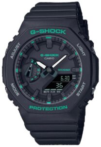 g-shock gmas2100ga-7a women g-carbon octo slim limited (black)