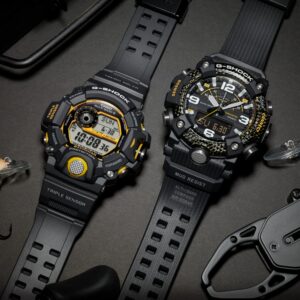 Casio Men's RANGEMAN GW-9400YJ-1JF Radio Solar, Black and Yellow Japanese Quartz Watch