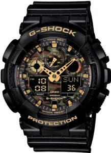 casio g shock camouflage men' s watch ga 100cf-1a9