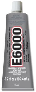 eclectic products 230021 4 pack 3.7 oz. e-6000 medium viscosity multi-purpose adhesive uncarded, clear