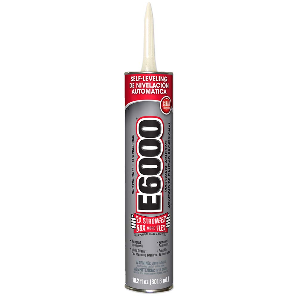 E-6000 232021 Hi Viscocity 10.2-Ounce Cartridge Adhesive