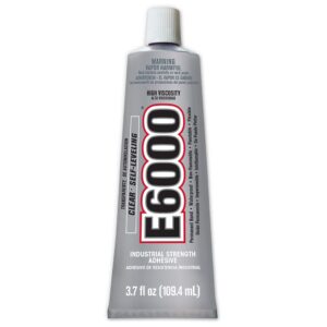 e6000 high viscosity adhesive, 3.7 fluid ounces, 1 pack, clear, 3 fl oz