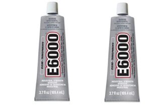 e6000 craft adhesive, 3.7 fluid ounces (2 pack)