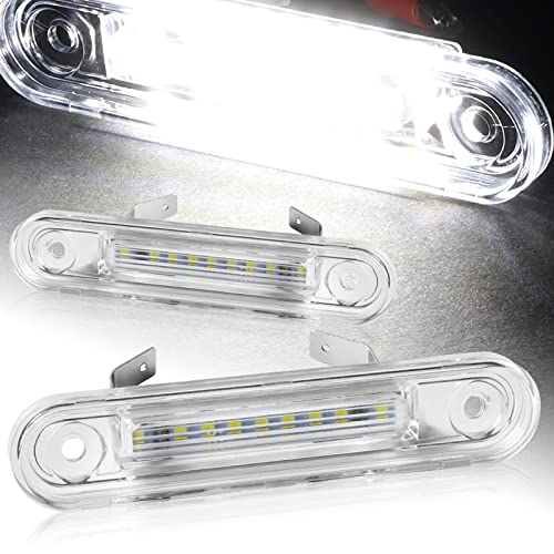 EPARTS White 6000K 18-SMD LED License Plate Tag Light lamp Compatible With 1984 - 1991 Mercedes-Benz W124 E-Class / 1992 - 1997 Mercedes-Benz W201 E-Class / 1993 - 1997 Mercedes-Benz W202 C-Class