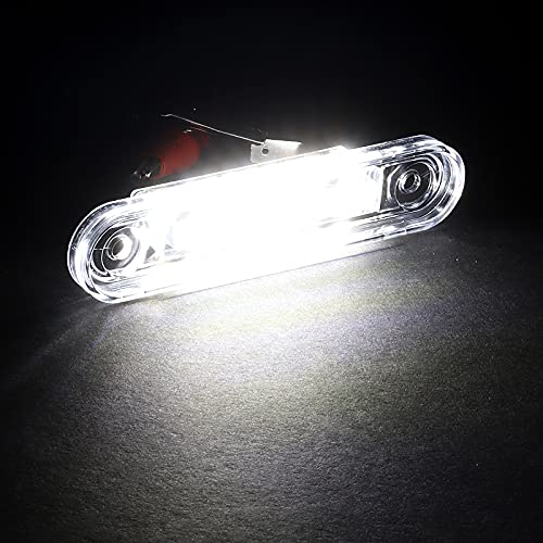 EPARTS White 6000K 18-SMD LED License Plate Tag Light lamp Compatible With 1984 - 1991 Mercedes-Benz W124 E-Class / 1992 - 1997 Mercedes-Benz W201 E-Class / 1993 - 1997 Mercedes-Benz W202 C-Class