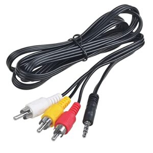 digipartspower av a/v tv-out video cable cord lead for e pson media player p-4000 p-5000 p-6000