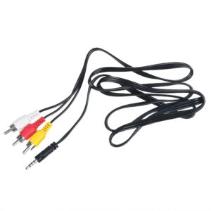 j-zmqer av a/v tv-out video cable cord lead compatible with e pson media player p-4000 p-5000 p-6000