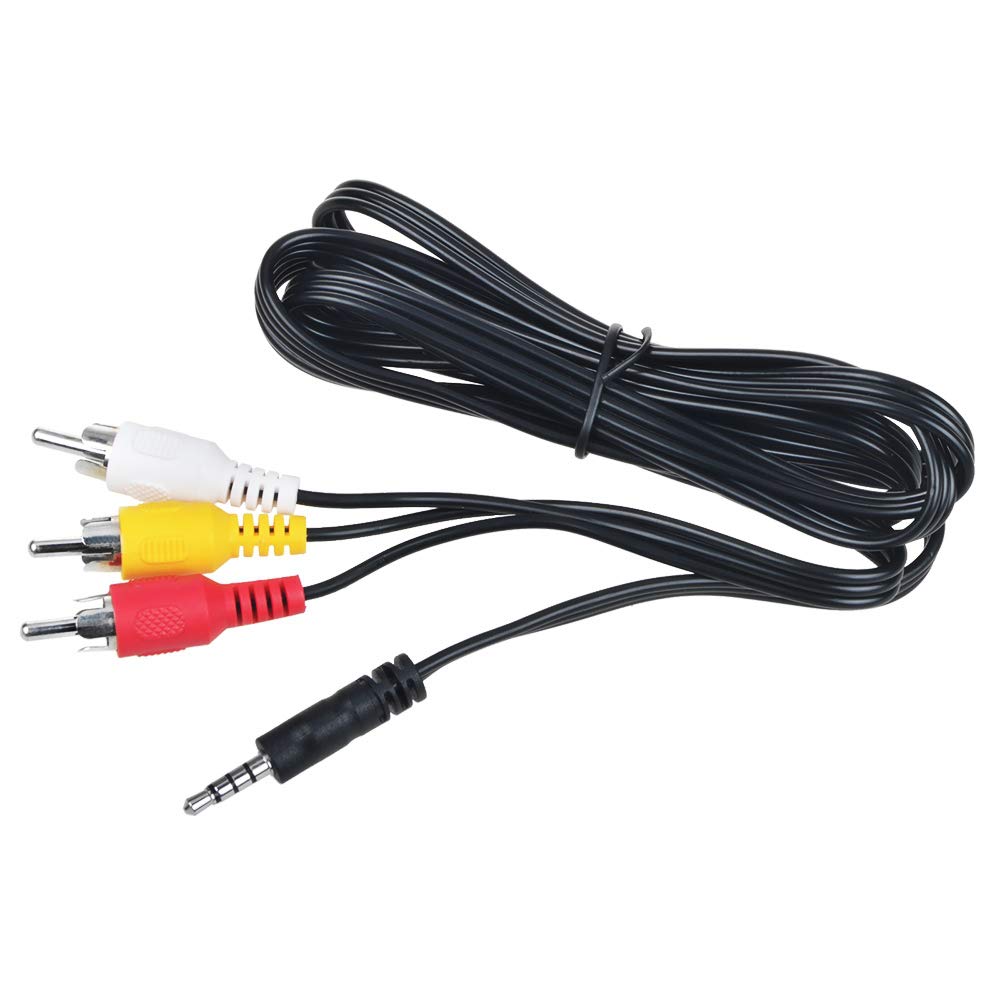 J-ZMQER AV A/V TV-Out Video Cable Cord Lead Compatible with E pson Media Player P-4000 P-5000 P-6000