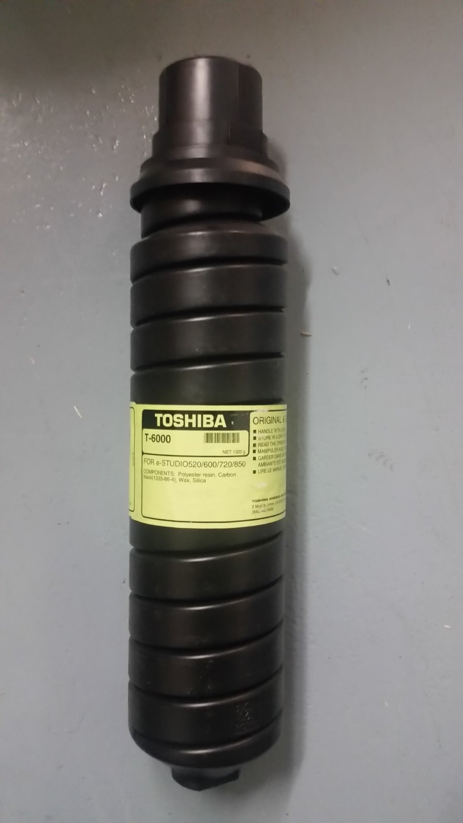 Genuine Toshiba T-6000 for E-Studio - Laser Toner Cartridge - 1 x Black