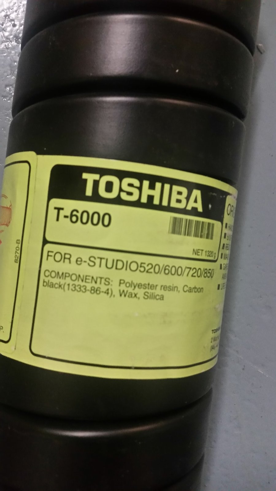 Genuine Toshiba T-6000 for E-Studio - Laser Toner Cartridge - 1 x Black