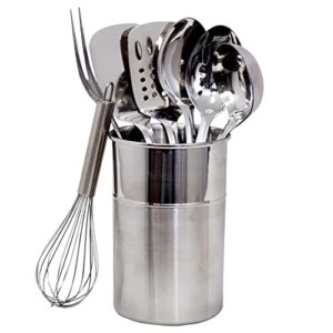 chef craft select kitchen tool and utensil set, 8 piece set, stainless steel