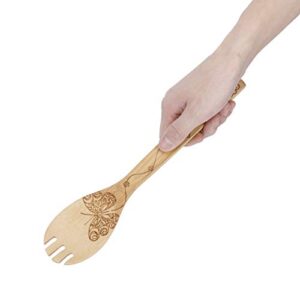 5Pcs Set Shovel Spa Spoon Kit Carving Bamboo Cooking Utensils Cookware Kitchen Supply 5Pcs Set Shovel Spa