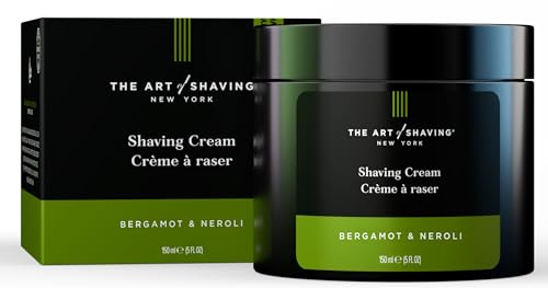 The Art of Shaving Bergamot & Neroli Shaving Cream for Men – Protects Against Irritation and Razor Burn – Hydrates and Nourishes Dry Skin – Clinically Tested for Sensitive Skin – 5 oz