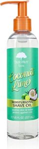 tree hut bare moisturizing shave oil, basic, coconut-lime, 7.7 fl oz