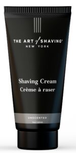 the art of shaving shaving cream for men - shaving cream mens beard care, protects against irritation and razor burn, clinically tested for sensitive skin, unscented, 2.5 fl oz