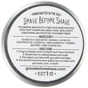 Grave Before Shave™ Cigar Blend Beard Balm (Cigar/Vanilla scent) (2 oz.)