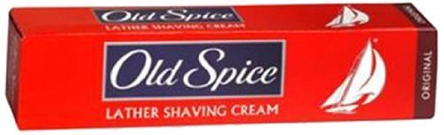 1 Original Old Spice Lather Shaving Cream Tube 70gms