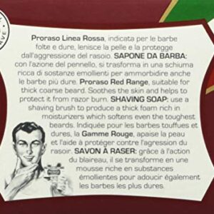 Proraso Shaving Soap in a Bowl, Moisturizing and Nourishing for Coarse Beards, 5.2 Oz