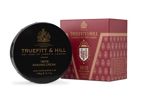 Truefitt & Hill Shaving Cream Bowl - 1805 | Smooth Glide for Close, Yet Comfortable Hydrating Shave (6.7 ounces)