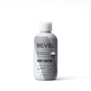 bevel essentials post shave bump control after shave cream with green tea and glycolic acid to help avoid ingrown hairs and reduce razor bumps, 4 fl oz