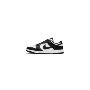 nike dunk low retro men's basketball shoes, white black white, 14 us