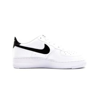 Nike Boy's Air Force 1 (Big Kid) White/Black 5.5 Big Kid M