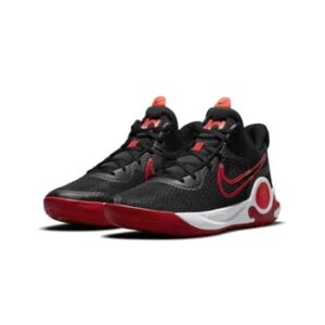 Nike Men's KD Trey 5 IX Basketball CW3400-002 Sneakers, Black/White/Bright Crimson/University Red, 11