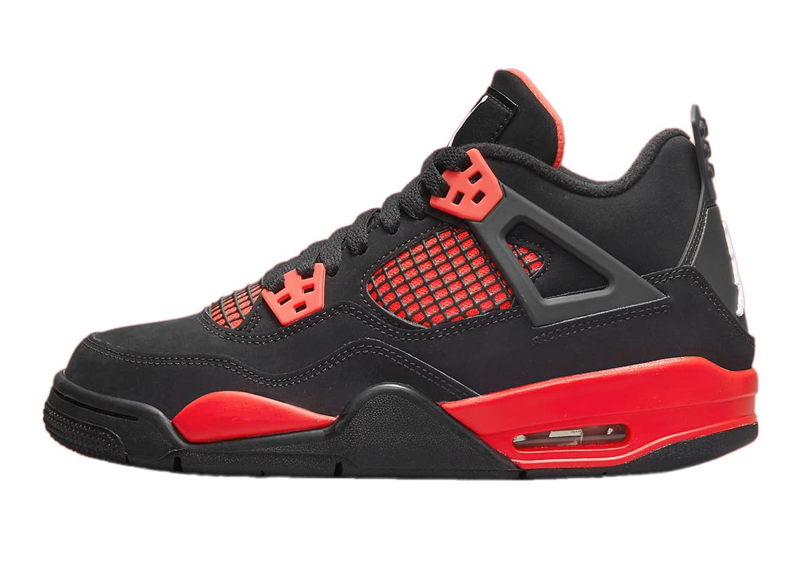 Nike Jordan Toddler Air Jordan 4 Retro TD BQ7670 016 Red Thunder - Size 5C Black/White-red 5 Toddler