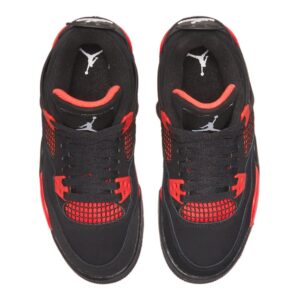 Nike Jordan Toddler Air Jordan 4 Retro TD BQ7670 016 Red Thunder - Size 5C Black/White-red 5 Toddler