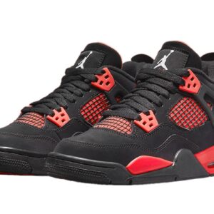 Nike Jordan Toddler Air Jordan 4 Retro TD BQ7670 016 Red Thunder - Size 5C Black/White-red 5 Toddler