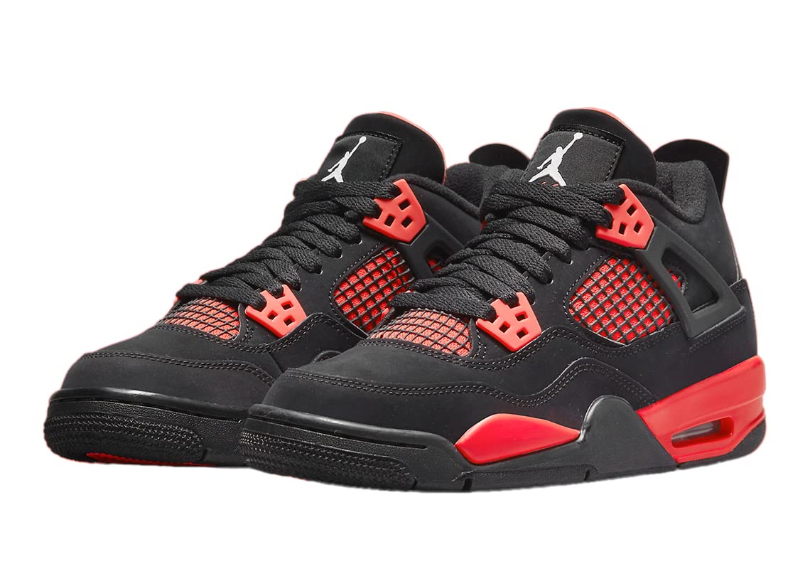 Nike Jordan Toddler Air Jordan 4 Retro TD BQ7670 016 Red Thunder - Size 5C Black/White-red 5 Toddler