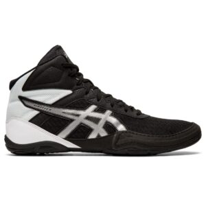 ASICS Men's MATFLEX 6 Wrestling Shoes, 10.5, BLACK/Silver