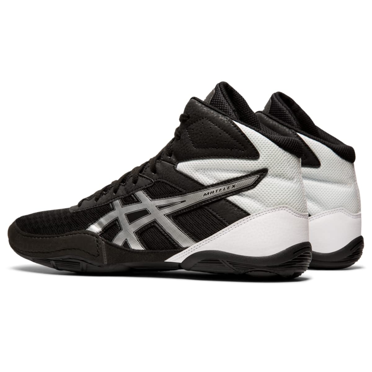 ASICS Men's MATFLEX 6 Wrestling Shoes, 10.5, BLACK/Silver