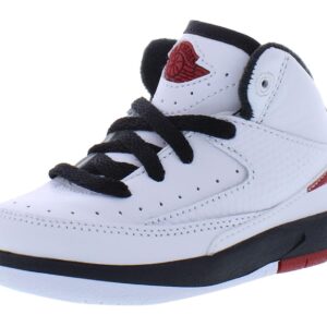 Jordan Air 2 Retro (Big Kid) White/Varsity Red/Black 4 Big Kid M